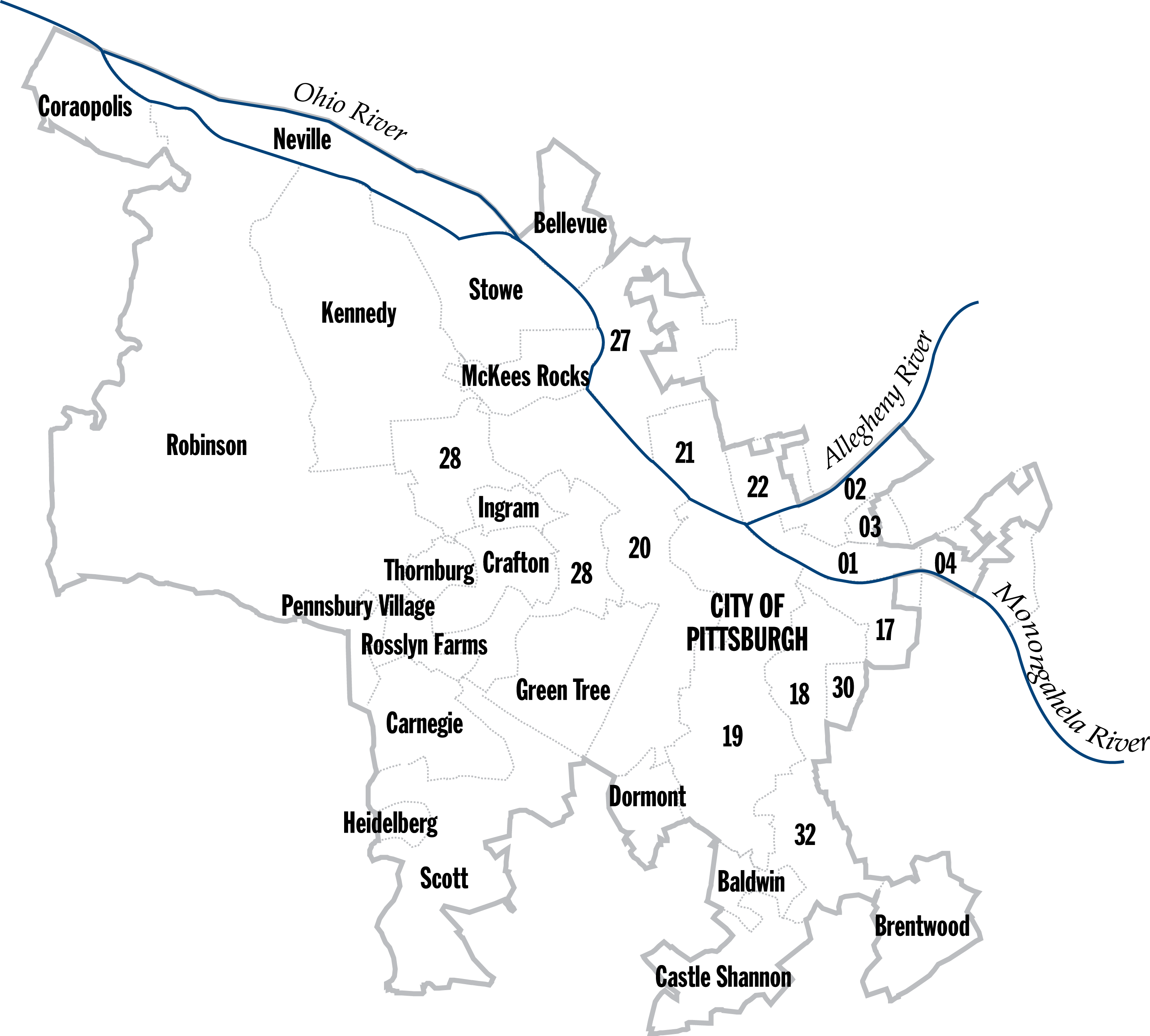 Senate District 42 Map - State Senator Wayne Fontana